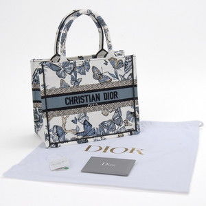 Dior | Bags | Dior Butterfly Small Book Tote Bag White Blue | Poshmark